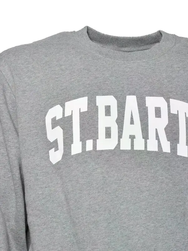 MC2 SAINT BARTH Soho Cotton Sweatshirt With St. Barth Print