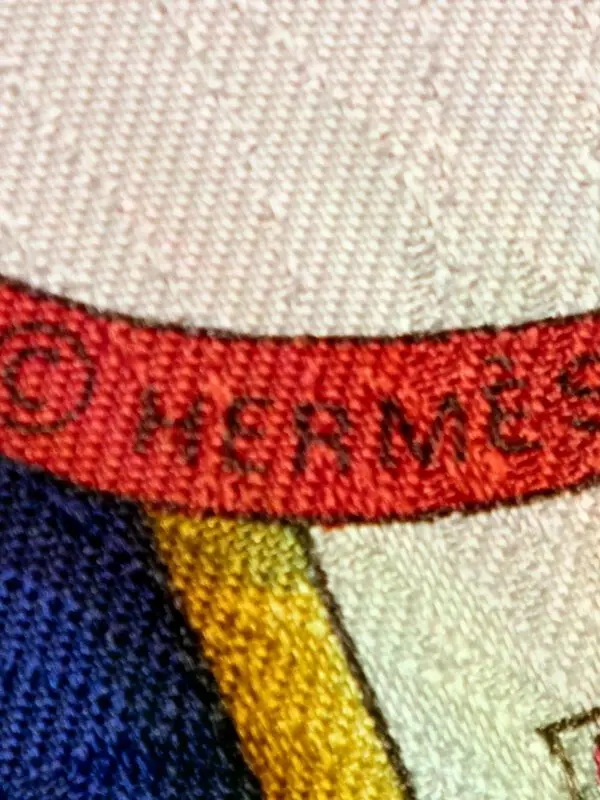 Hermès Luna Jacquard Scarf