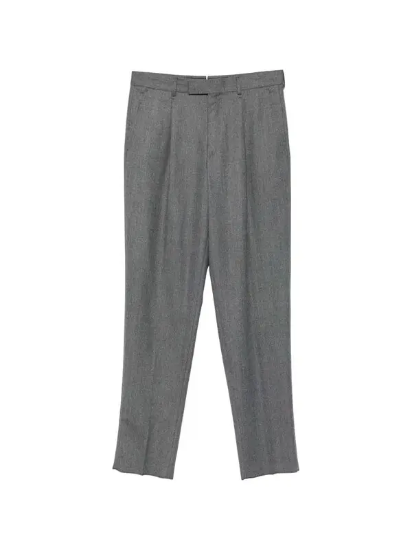 Zegna Pleated Straight-leg Trousers