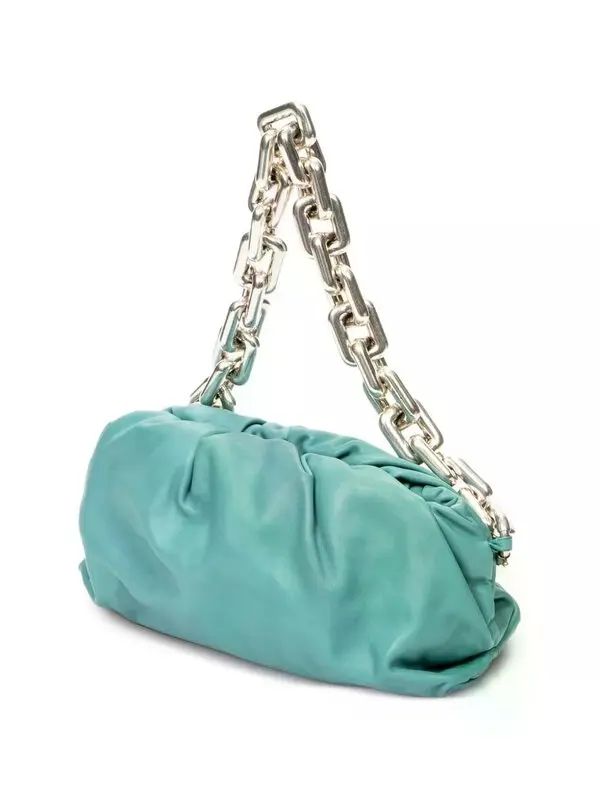 Bottega Veneta Chain Pouch Shoulder Bag - Blue