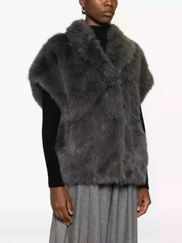 BETTA CORRADI Faux-fur Gilet