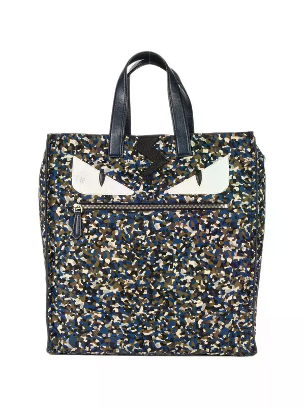 Fendi Bugs Camouflage Tote Bag