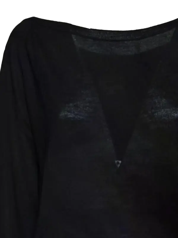 MC2 SAINT BARTH Fine-knit Batwing-sleeve Top