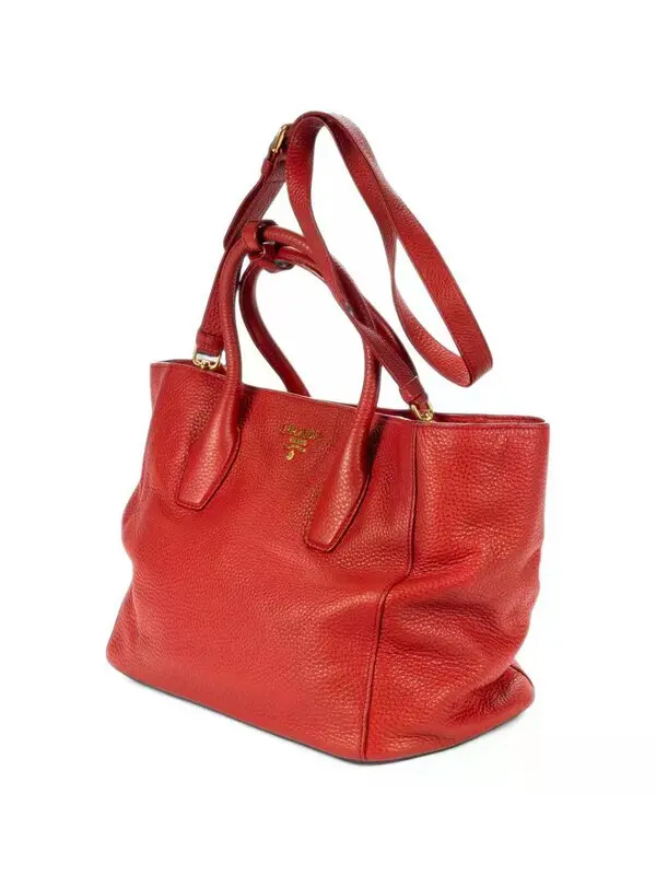 Prada Vitello Phenix Leather Tote Bag
