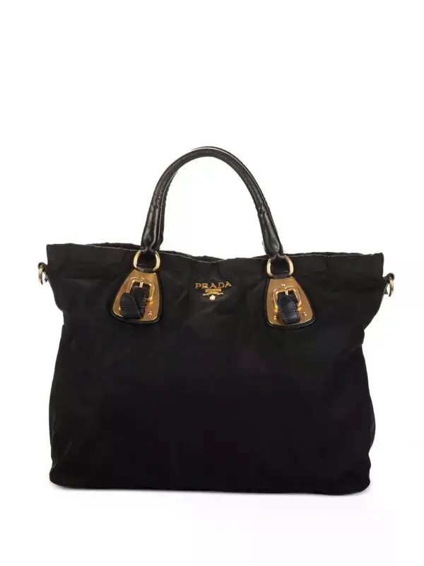 Prada Tessuto Tote Bag - Black