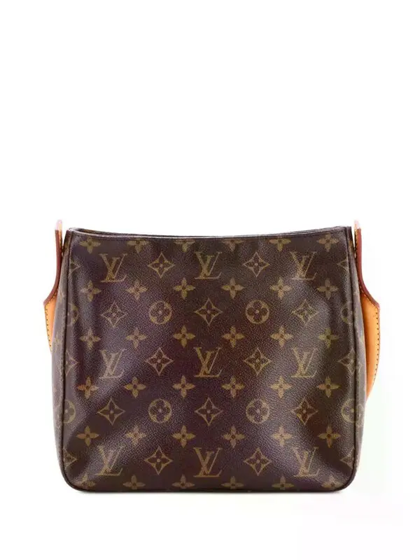 LOUIS VUITTON Looping Handbag Monogram Canvas Mm Satchel
