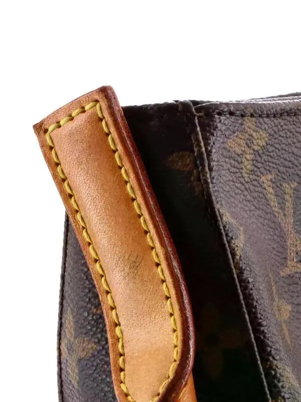 LOUIS VUITTON Looping Handbag Monogram Canvas Mm Satchel