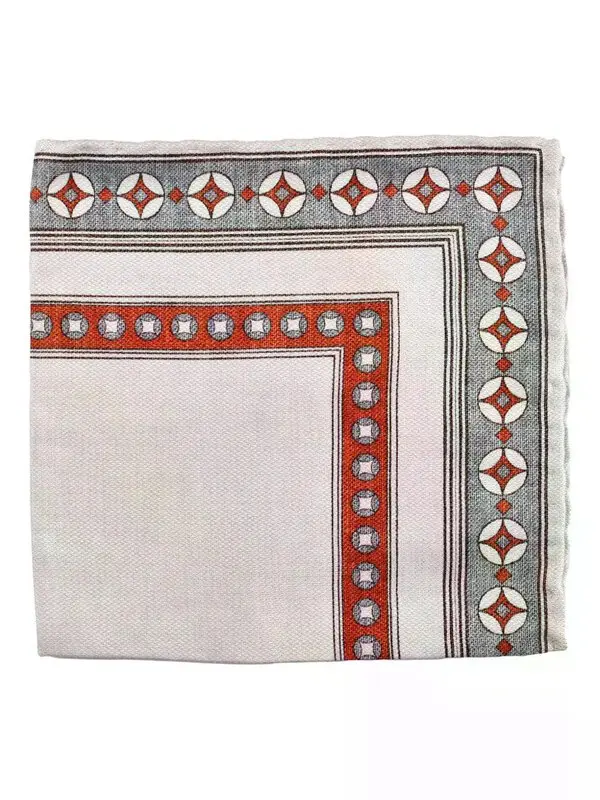 Brunello Cucinelli Patterned Pocket Square - Neutrals