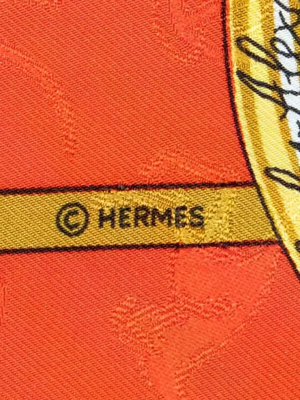Hermès Jacquard Silk Scarf