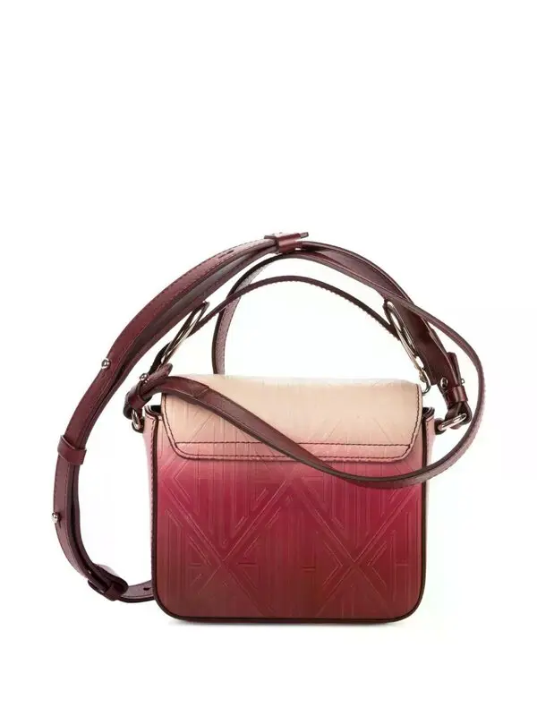 Chloé C Flap Embossed Shoulder Bag - Red