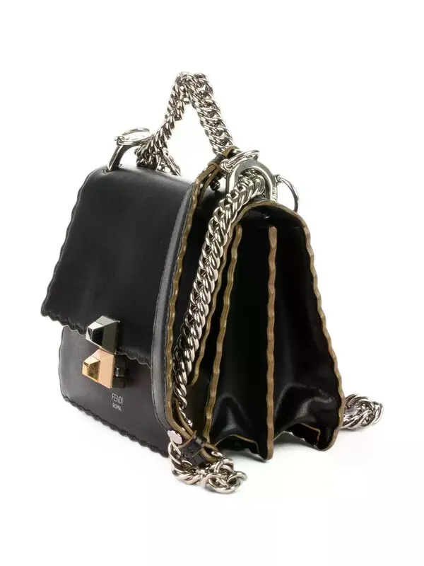 Fendi Kan I Leather Mini Bag