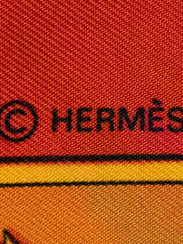 Hermès Early America Scarf - Orange
