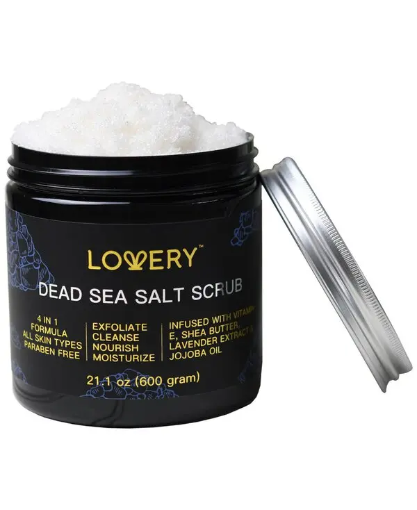 LOVERY Exfoliating Dead Sea Salt Scrub