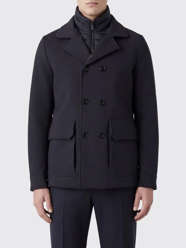 MOORER Coat - Blue