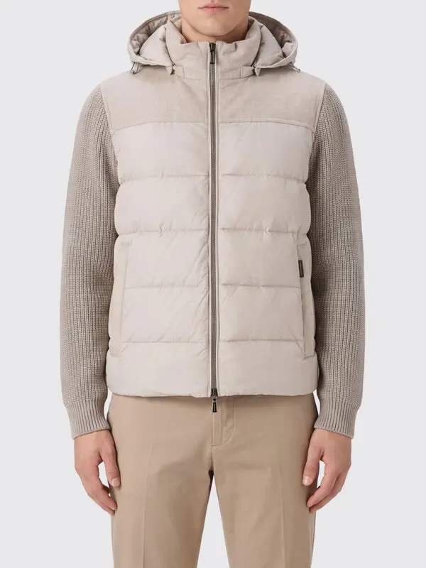 MOORER Coat - Grey