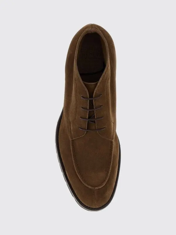 EDWARD GREEN Halifax Suede Chukka Boots With Lug Sole