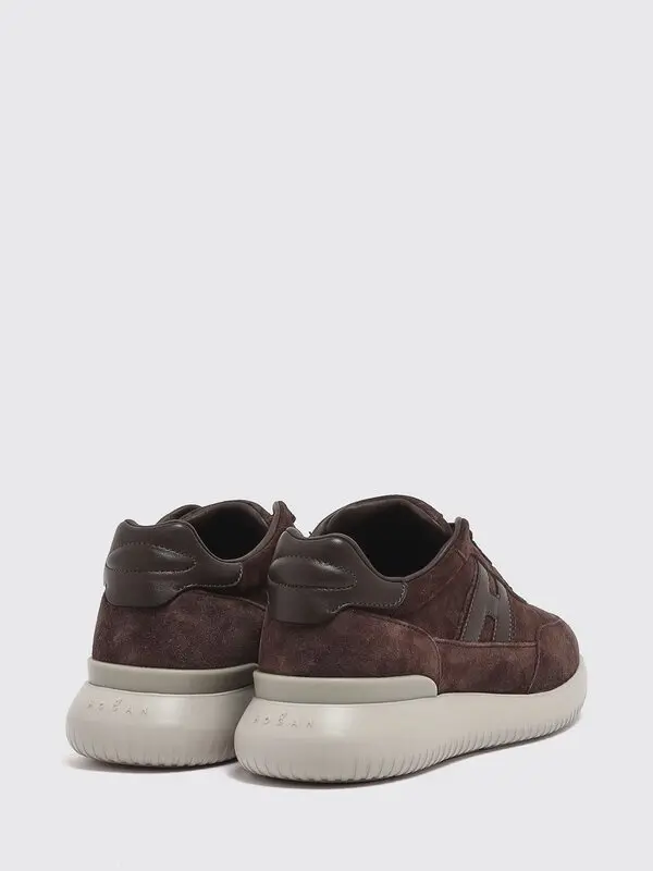 Hogan H709 Suede Sneakers With H Logo And Chunky Sole