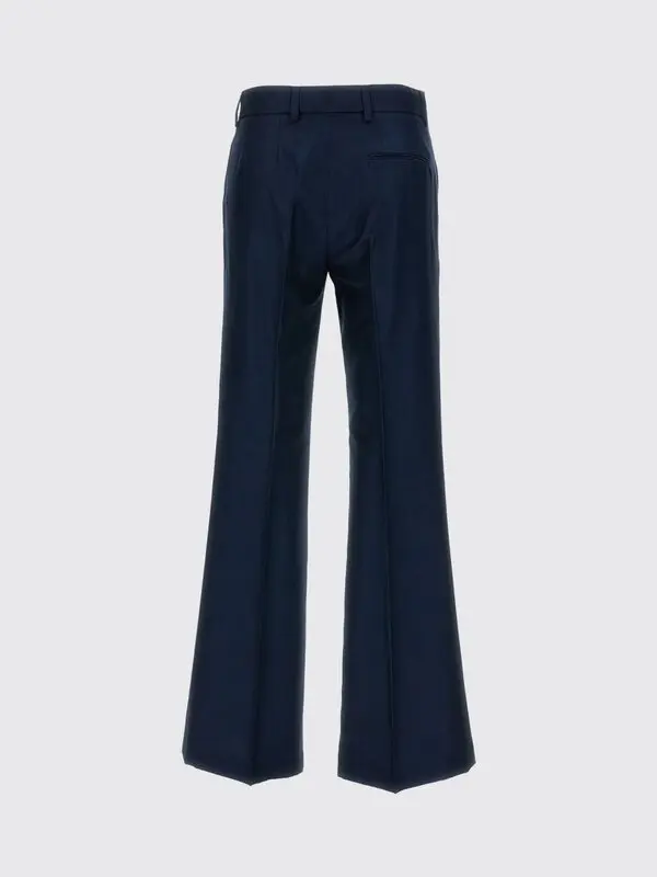 Alberto Biani Mid-rise Flared Satin Trousers With Concealed Closure