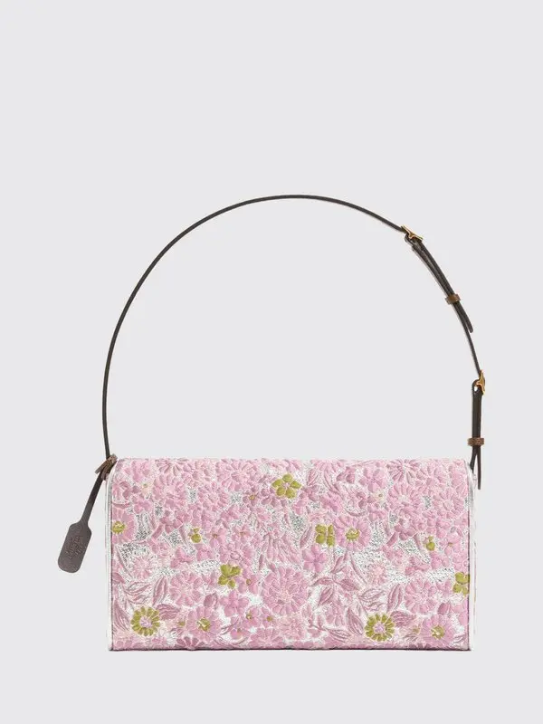 Valentino Garavani Devain Floral Embroidery Vlogo Mini Shoulder Bag