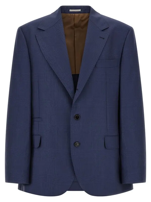 Brunello Cucinelli Prince Of Wales Blazer