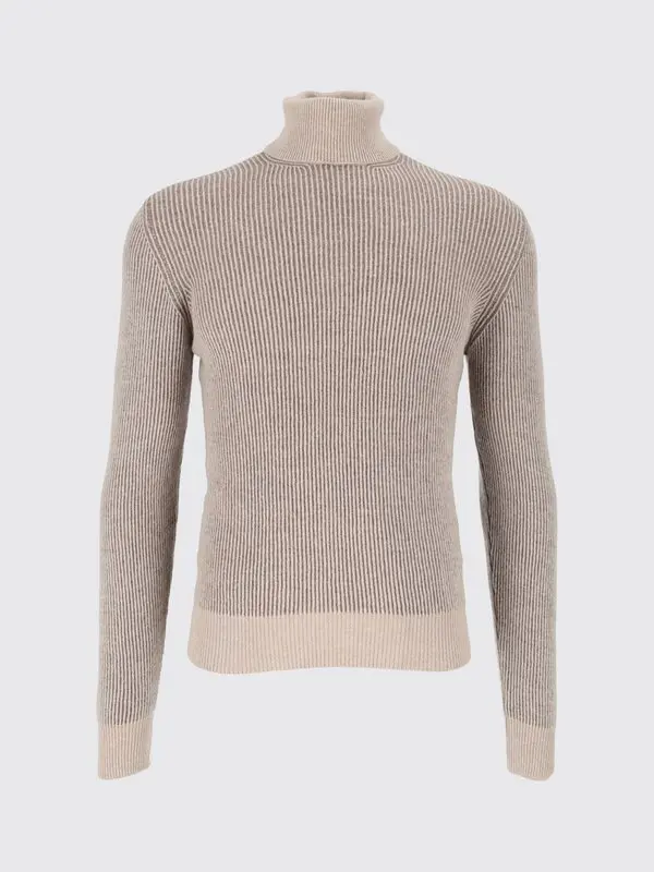 CIRCOLO 1901 Slim Fit Rib-knit Turtleneck Jumper In 100% Wool