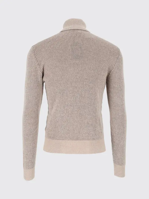 CIRCOLO 1901 Slim Fit Rib-knit Turtleneck Jumper In 100% Wool