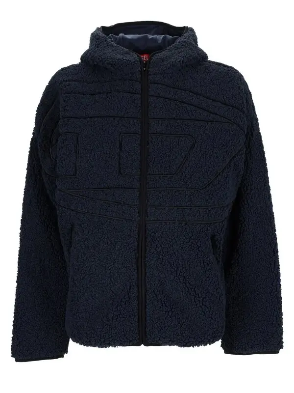 DIESEL® Giacca Teddy Con Cappuccio