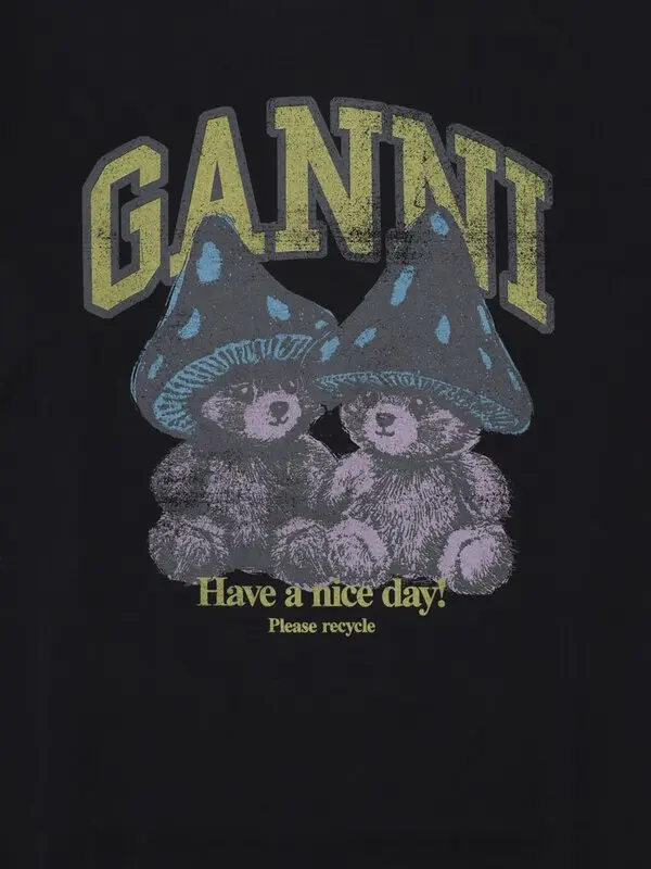 GANNI T-shirt Con Stampa