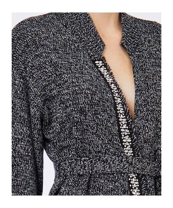 Liu Jo Embellished Belted Cardigan