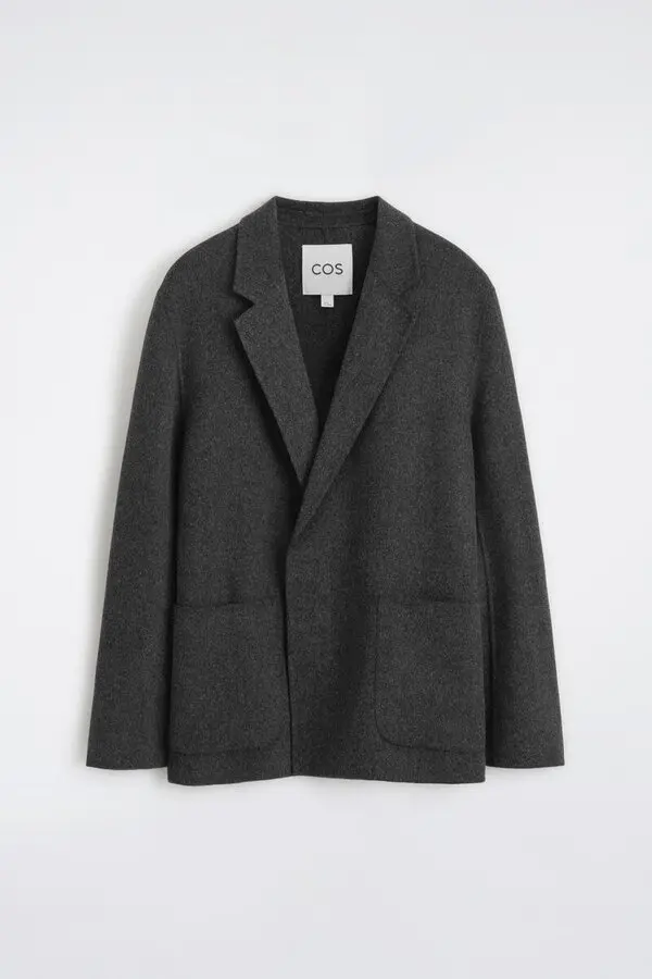 Cos Unstructured Double-faced Wool-blend Blazer