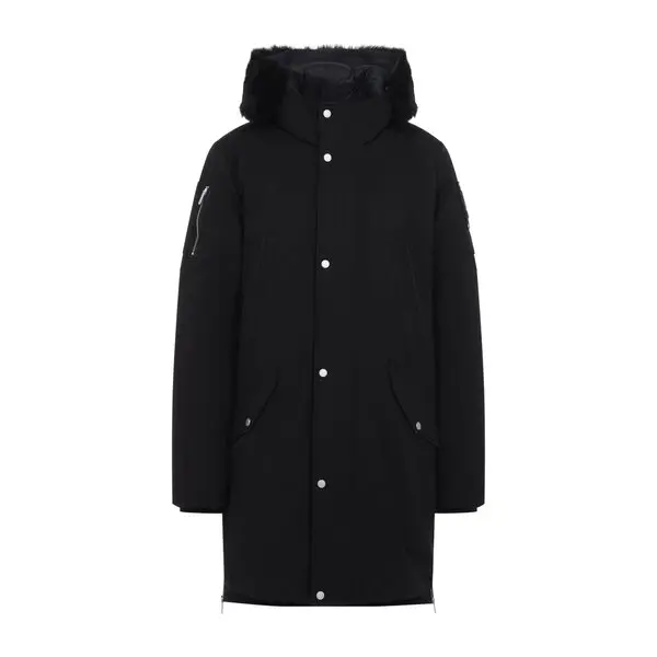 Moose Knuckles Stirling Parka Jacket - Black