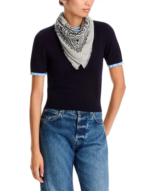 Bloomingdale'S Bandana Scarf Exclusive - Grey