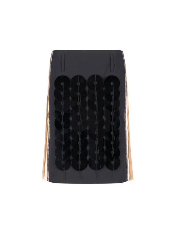 Marni Embellished Mini Skirt - Black