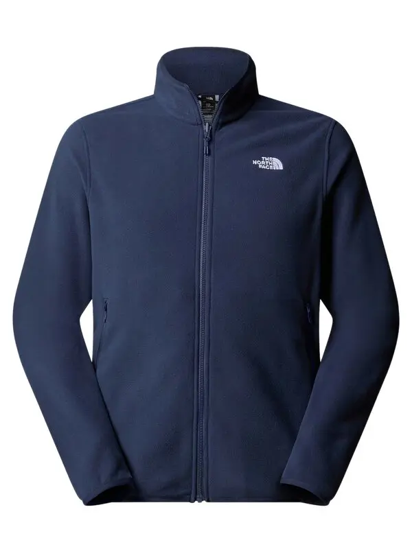 The North Face Zip-front Sweatshirt With Drawcord Hood, Hidden Zip Pockets & Embroidered Logo