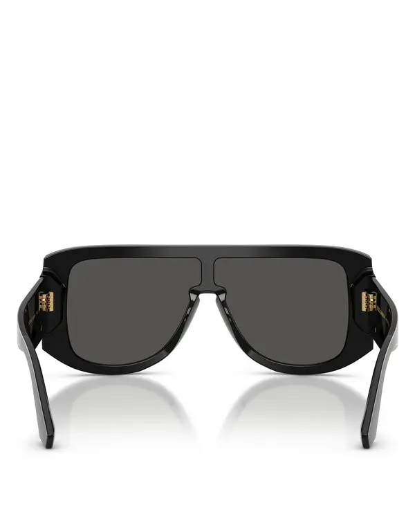 Dolce & Gabbana Rectangular Shield Sunglasses, 127mm