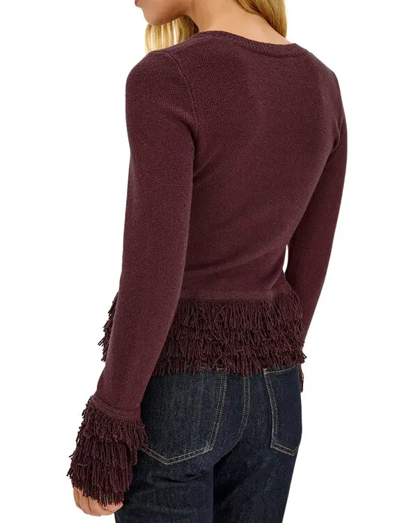 Rails Carmen Fringe Crewneck Top