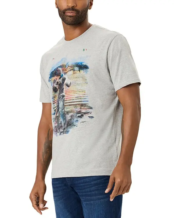 Robert Graham The Steps Short Sleeve Graphic Tee - Grey