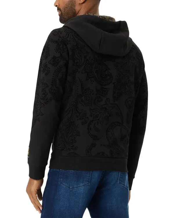 Robert Graham Golden Round Full Zip Cotton Hoodie