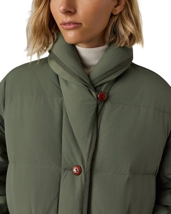 Faherty Brand Atlas Shawl Collar Puffer Jacket