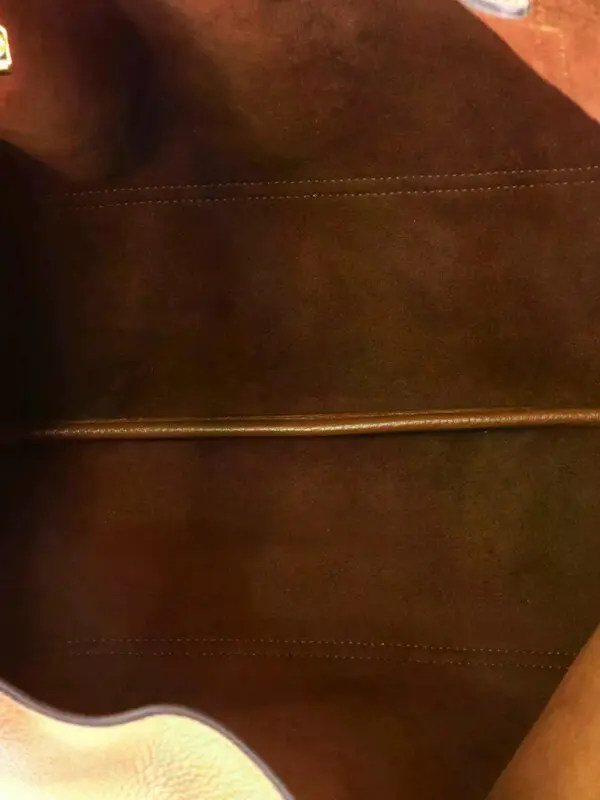Gucci Softbit Leather Maxi Shoulder Bag - Brown