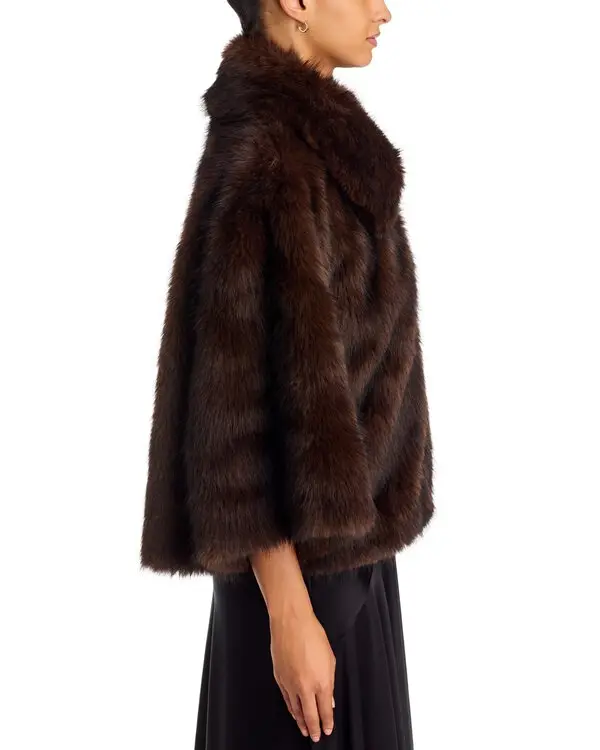 Echo Blair Novelty Faux Fur Jacket