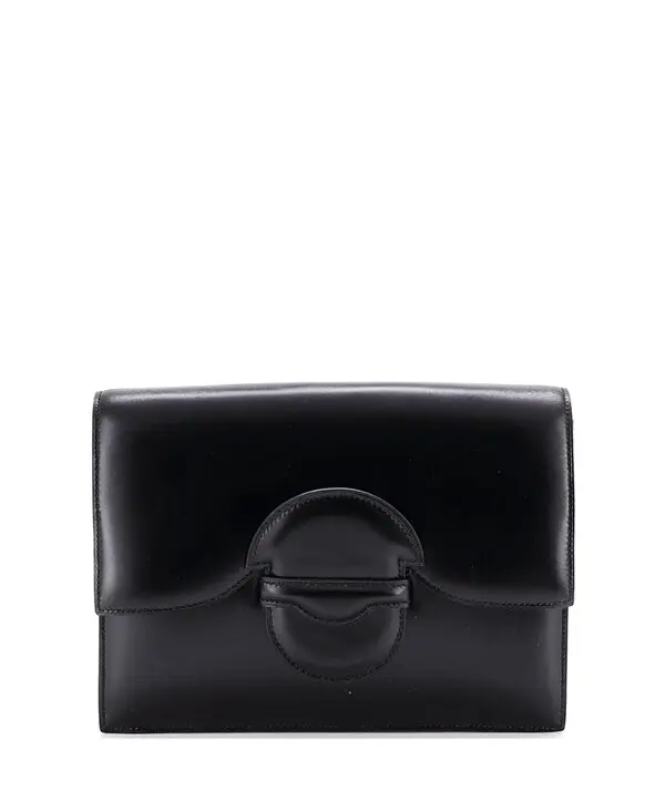 Hermès Vintage 1938 Clutch Leather - Black