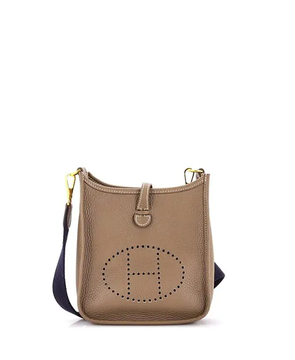 Hermès Tpm Evelyne Bag Gen Iii Clemence - Gray