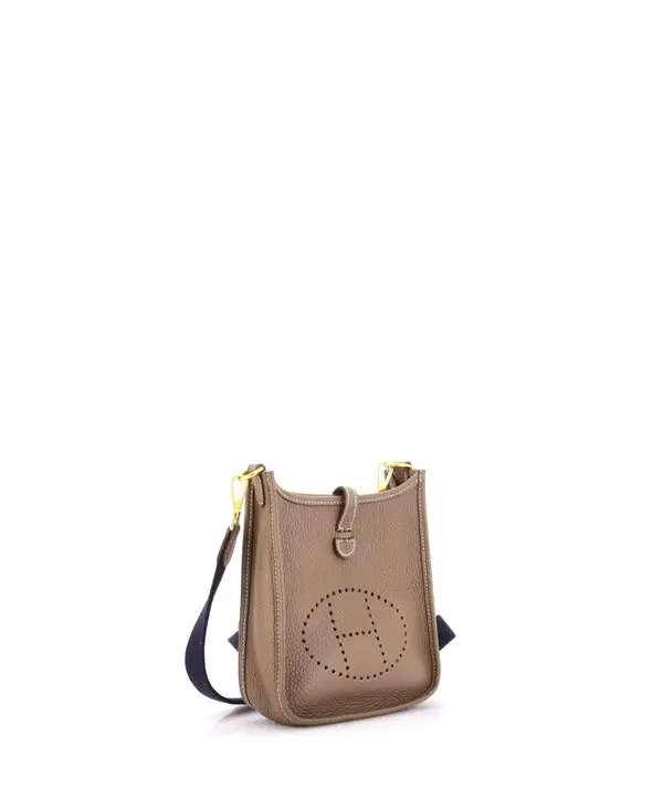 Hermès Tpm Evelyne Bag Gen Iii Clemence - Gray
