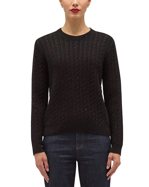 HOBBS LONDON Lennon Cotton Sequin Sweater