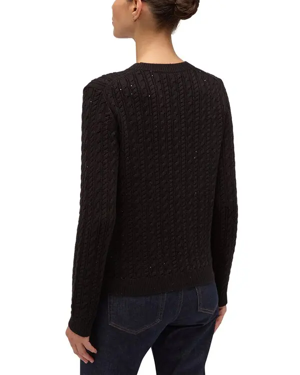 HOBBS LONDON Lennon Cotton Sequin Sweater
