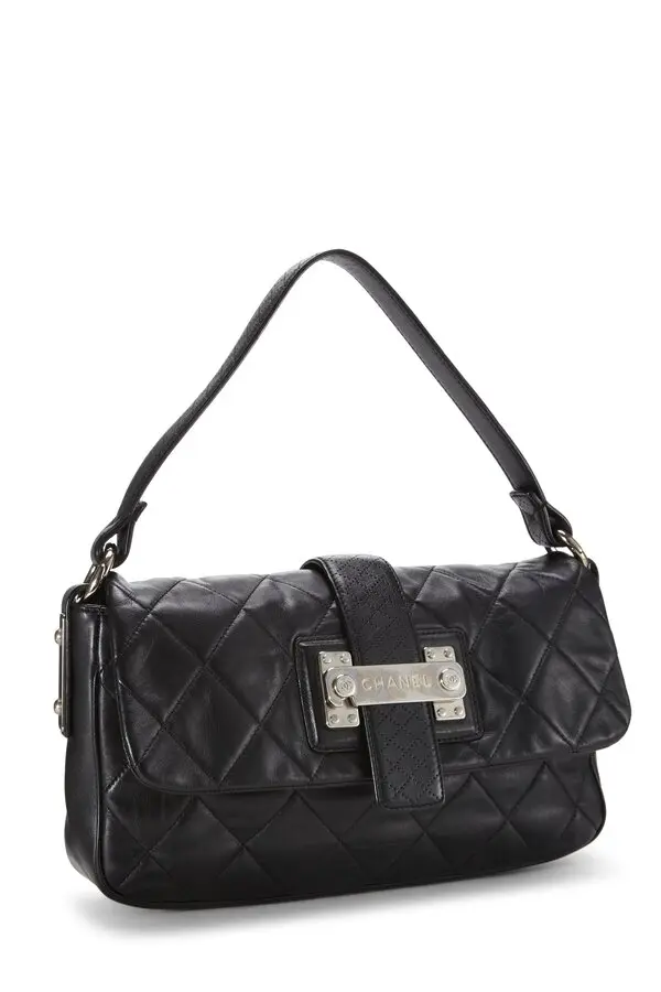 Chanel Lambskin Paris-londres Door Latch Flap Bag