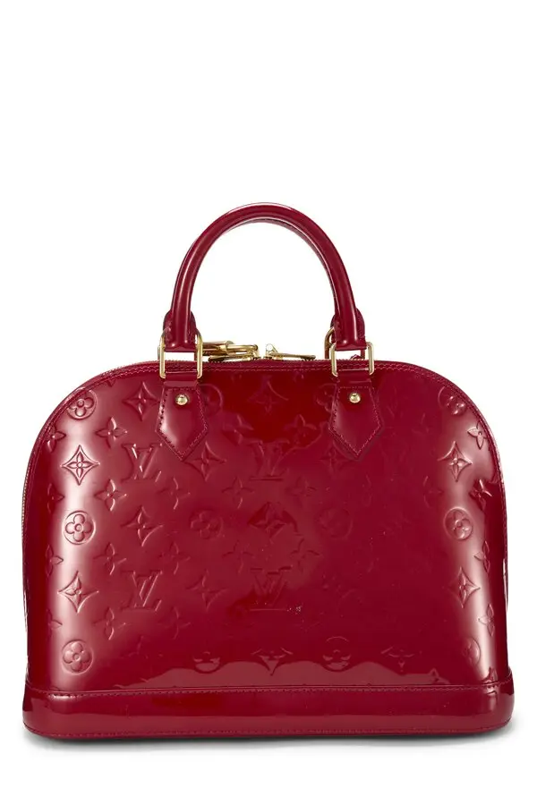 LOUIS VUITTON Pomme D'amour Monogram Vernis Alma Nm