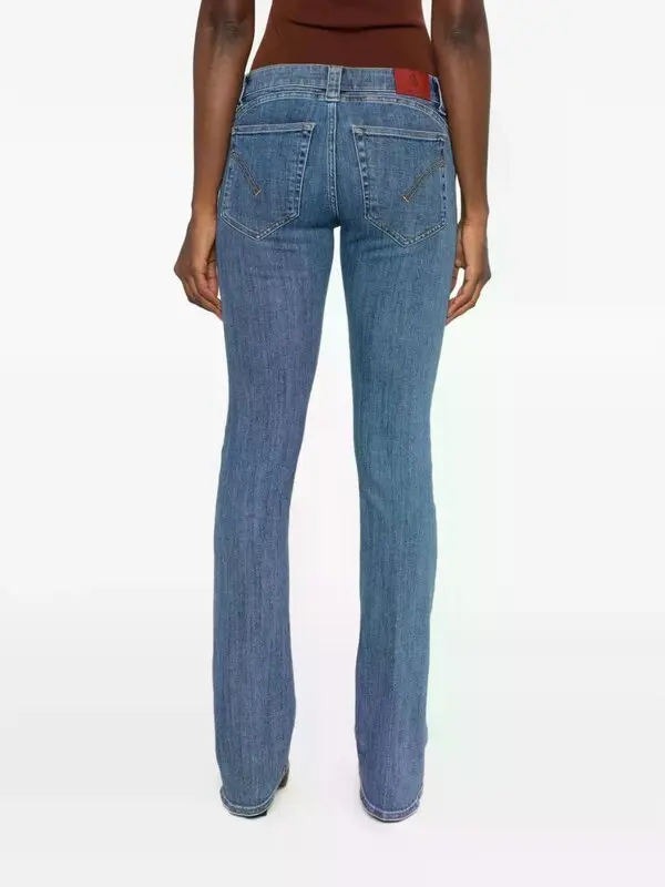 DONDUP Faded Flared-hem Jeans