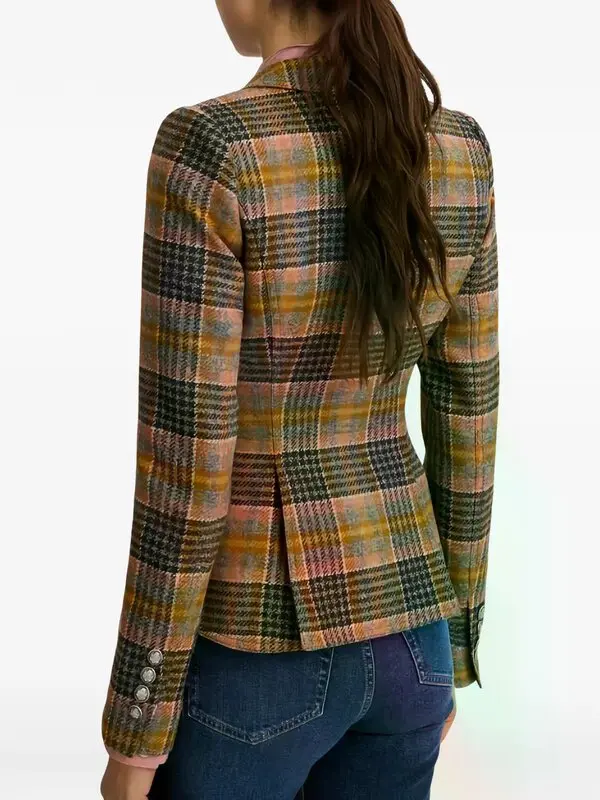 Smythe Check-pattern Single-breasted Blazer